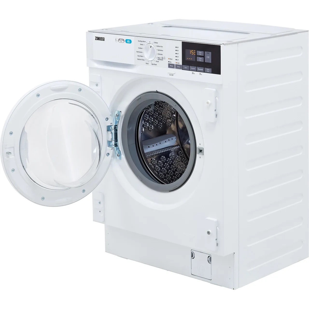 Zanussi Washer Dryer Z716WT83BI Integrated 7kg/4kg 1600 RPM White Built ...